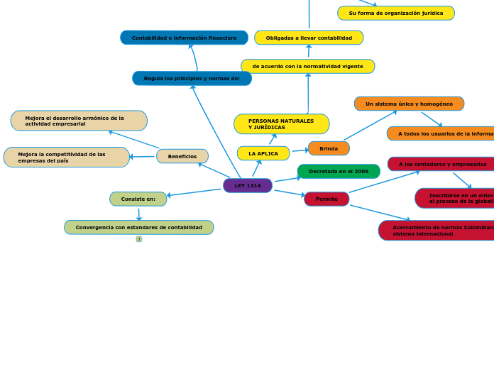 LEY 1314 - Mind Map